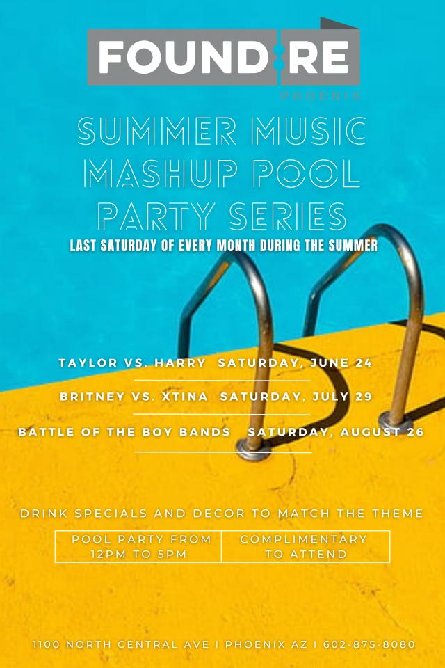 SUMMER MUSIC MASHUP POOL PARTY SERIES